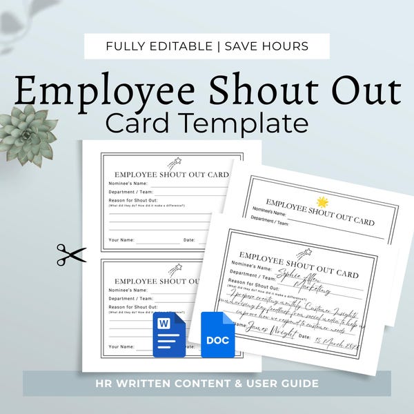 Shout Out Board for Staff - Etsy