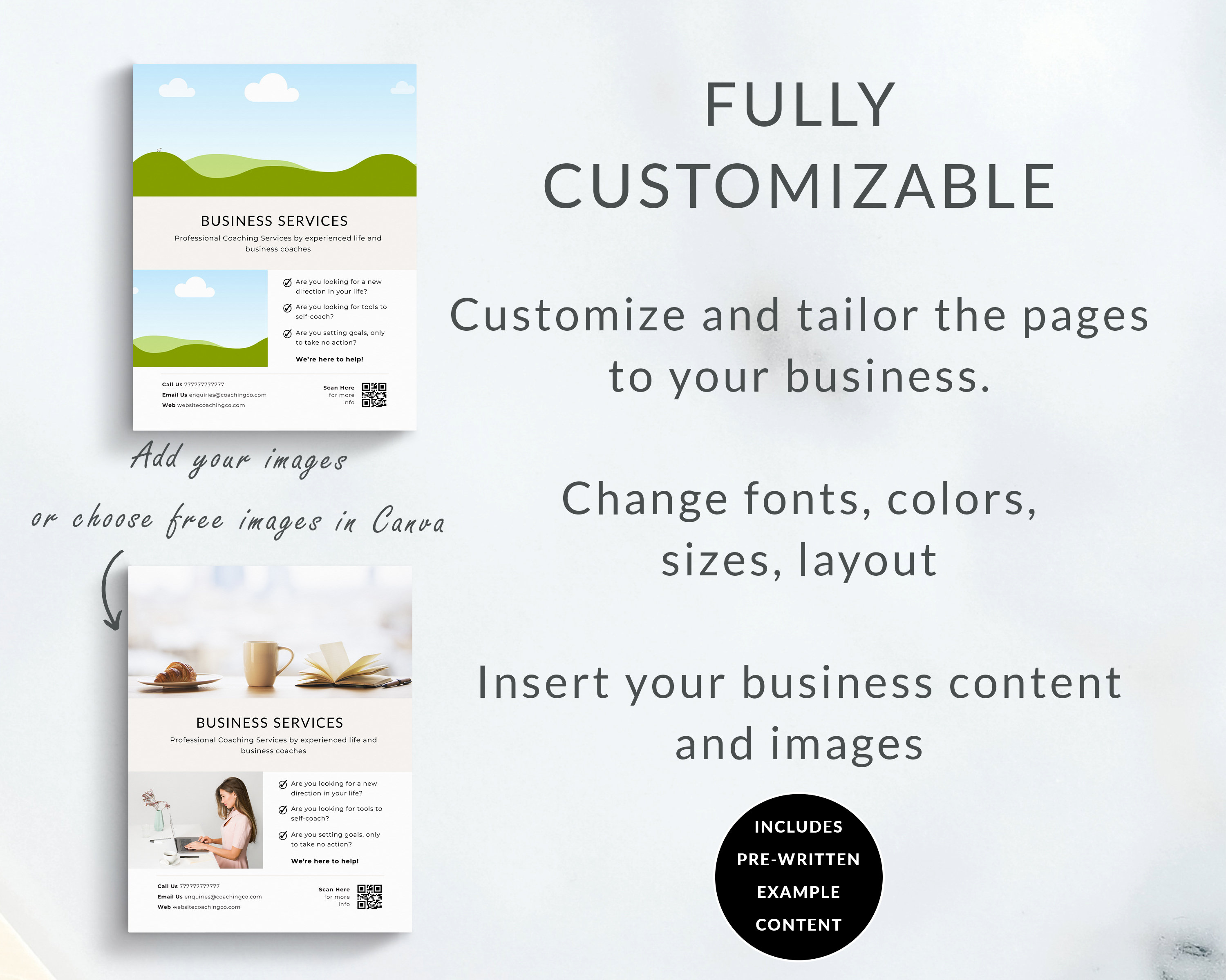 Business Flyer Template Canva, Flyer Template Business, Business ...