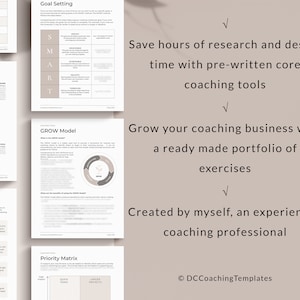 GROW Model Coaching Templates, Grow Coaching Model Exercises, Life ...