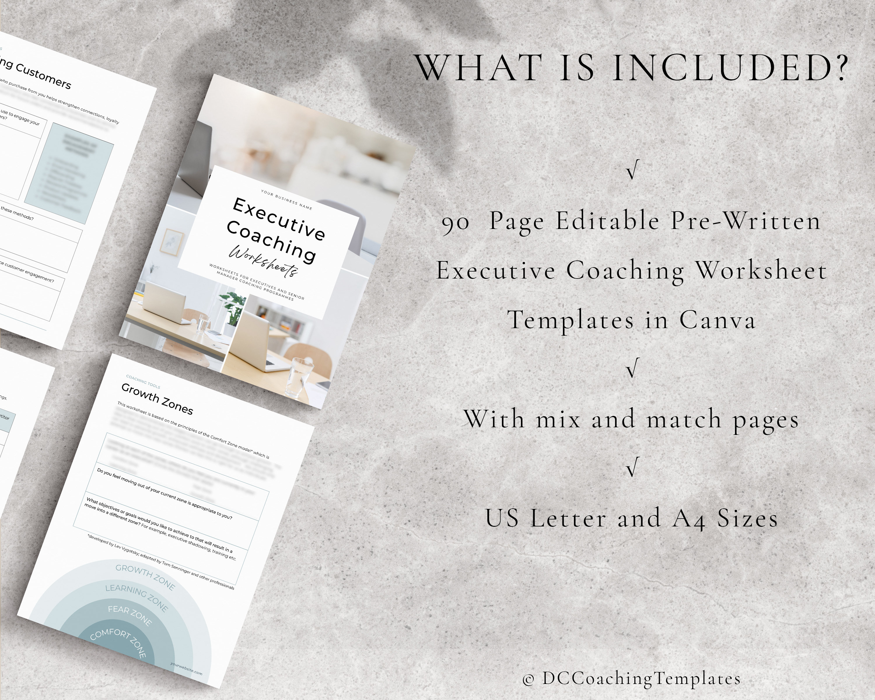 Executive Coaching Templates, Canva Templates, Leadership Coaching ...
