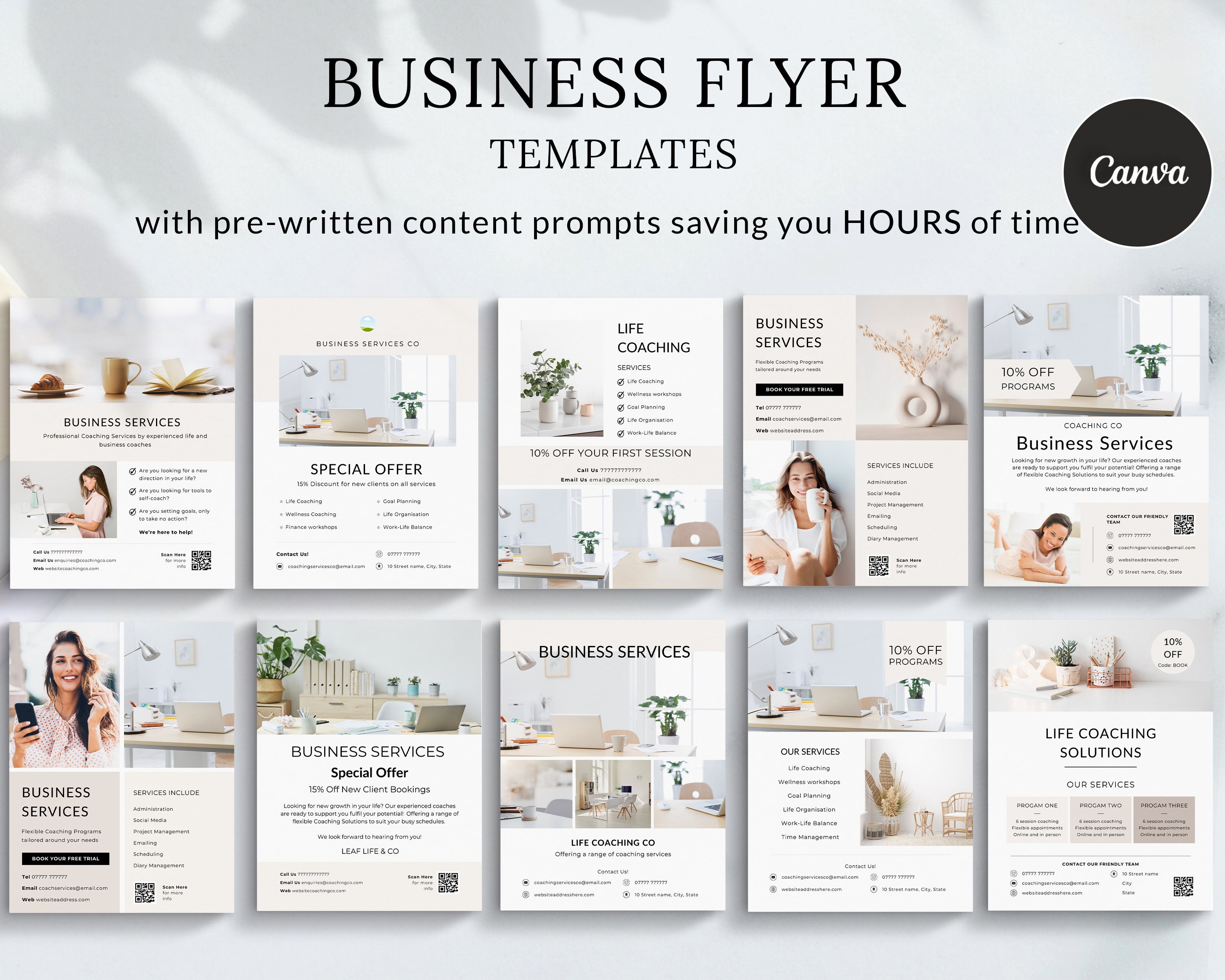 Business Flyer Template Canva, Flyer Template Business, Business Leaflets, Marketing Flyer ...
