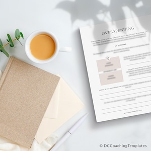 Financial Coaching Worksheet Templates, Finance Coach Canva Templates ...