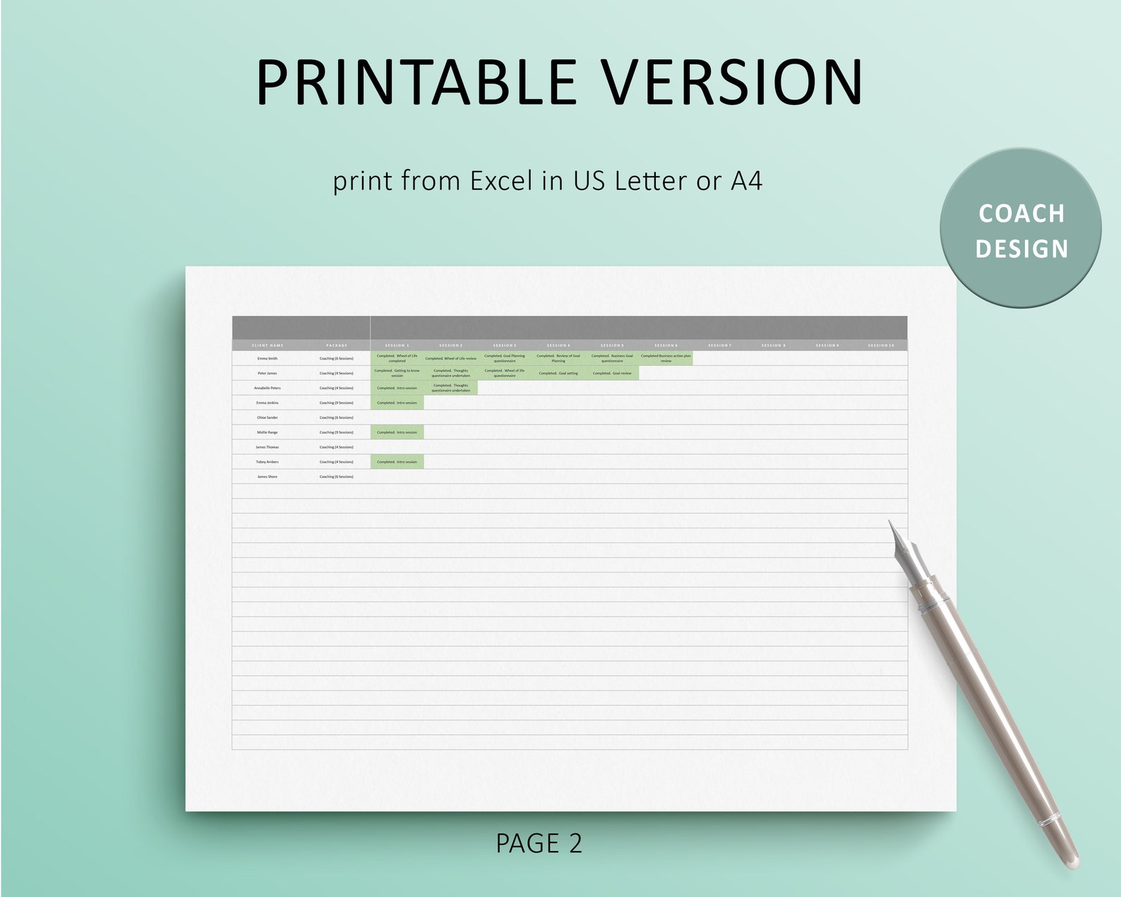 Client Intake Progress Tracker Spreadsheet Template, Client Intake ...