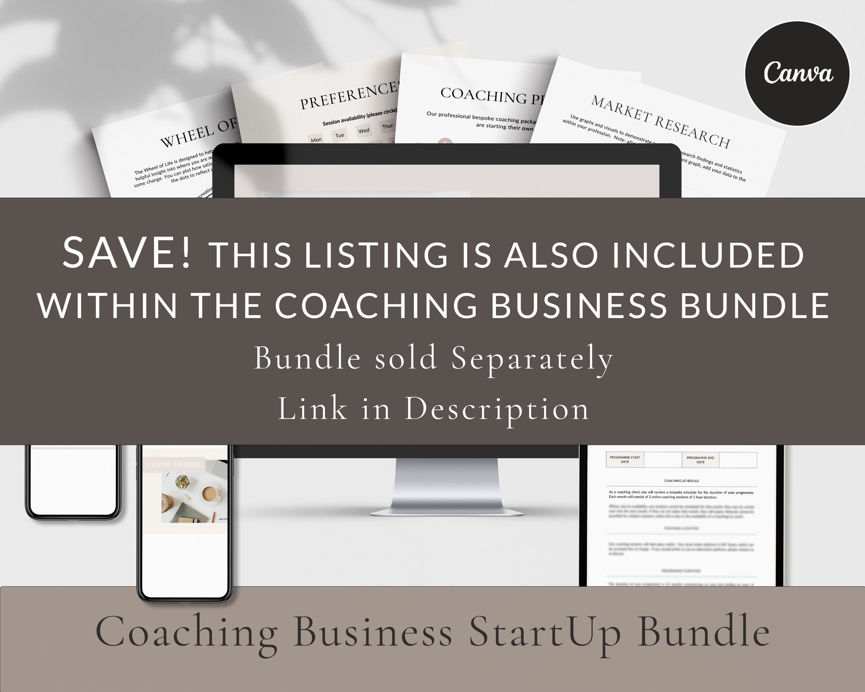 Coaching Contract Template, Coaching Offer Template, Coaching Agreement ...