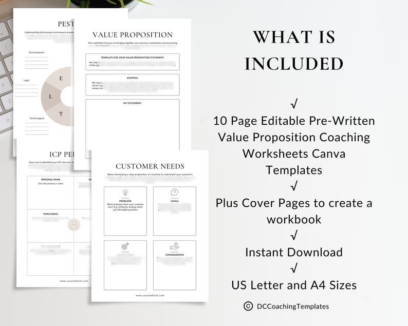 Value Proposition Seller Templates, Customer Profile Forms, Sales ...