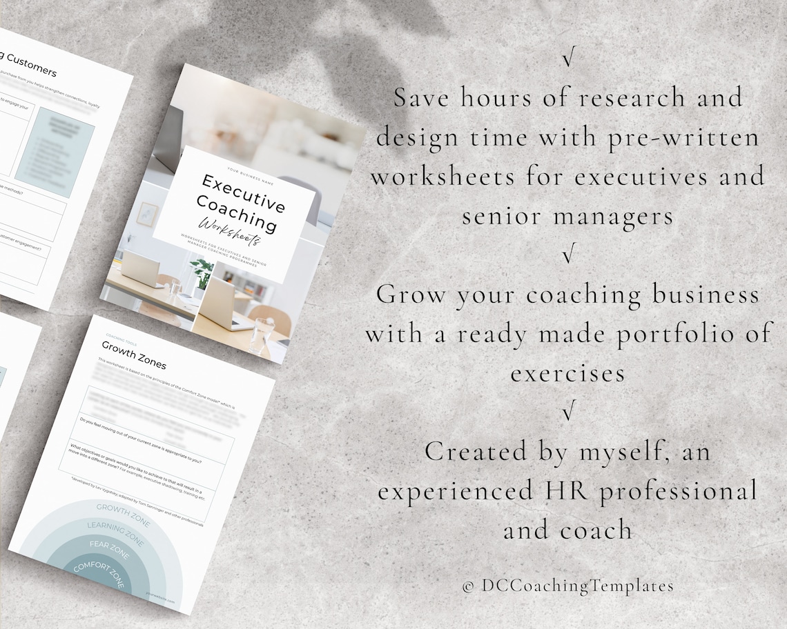 Executive Coaching Templates, Canva Templates, Leadership Coaching ...