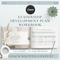 Leadership Mindset Workbook Template Success Planner Leadership ...