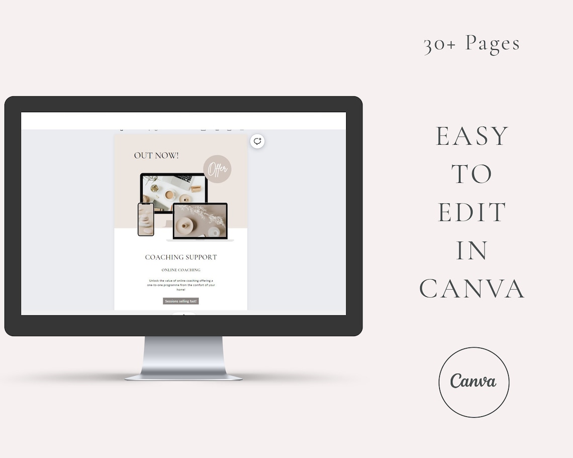 Email Marketing Template Bundle, Canva Template, Email Newsletter ...