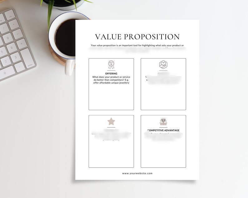 Value Proposition Seller Templates, Customer Profile Template, Sales ...