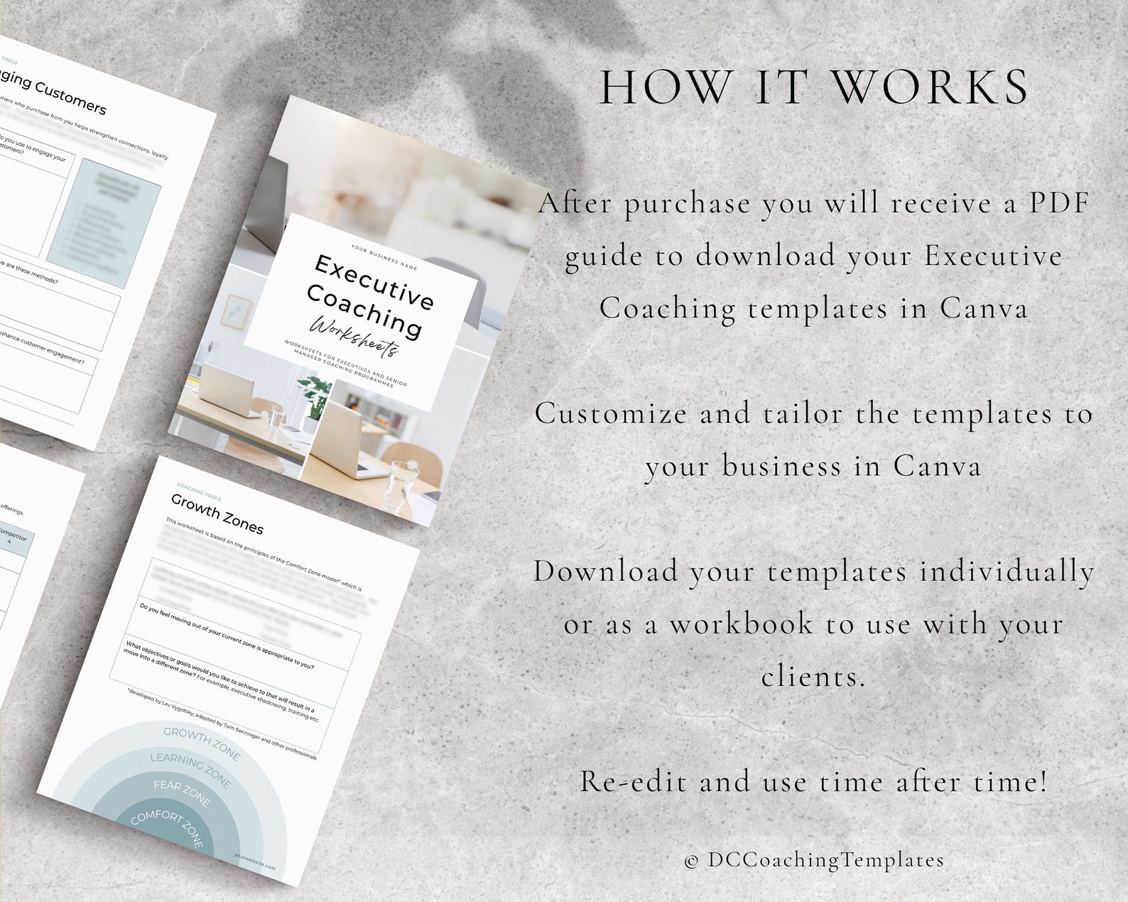 Executive Coaching Templates, Canva Templates, Leadership Coaching ...