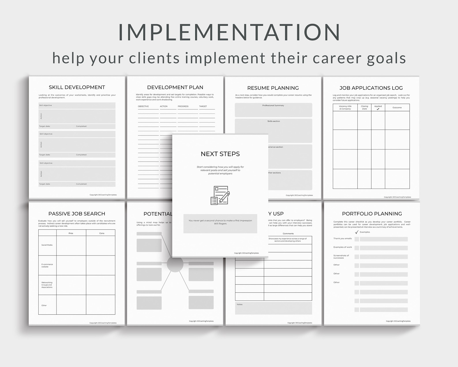 Career Planner Career Plan Template Career Planning Tools - Etsy UK