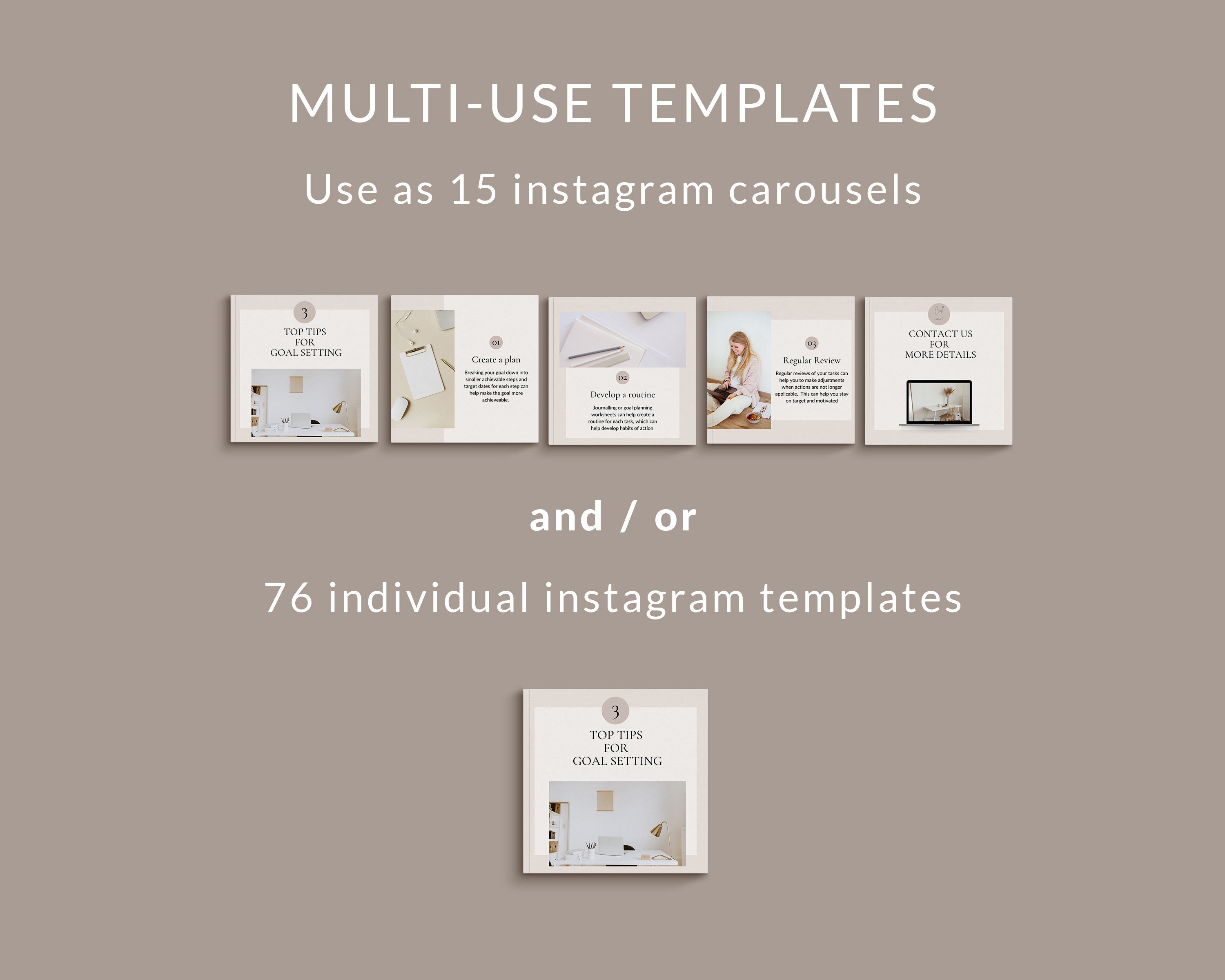 Coaching Instagram Carousel Templates, Coaching Instagram Templates ...
