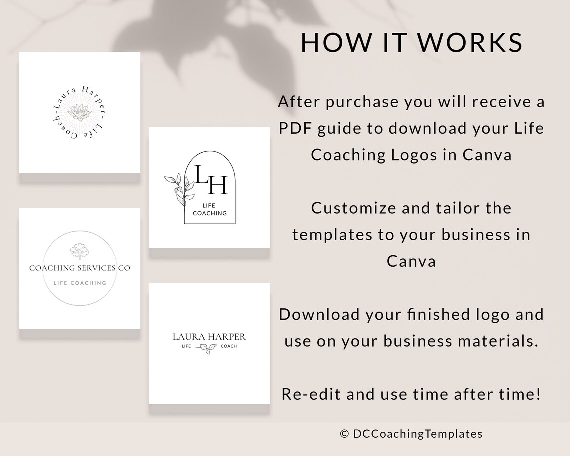 Life Coach Logos, Life Coaching Logos, Life Coach Business Branding ...