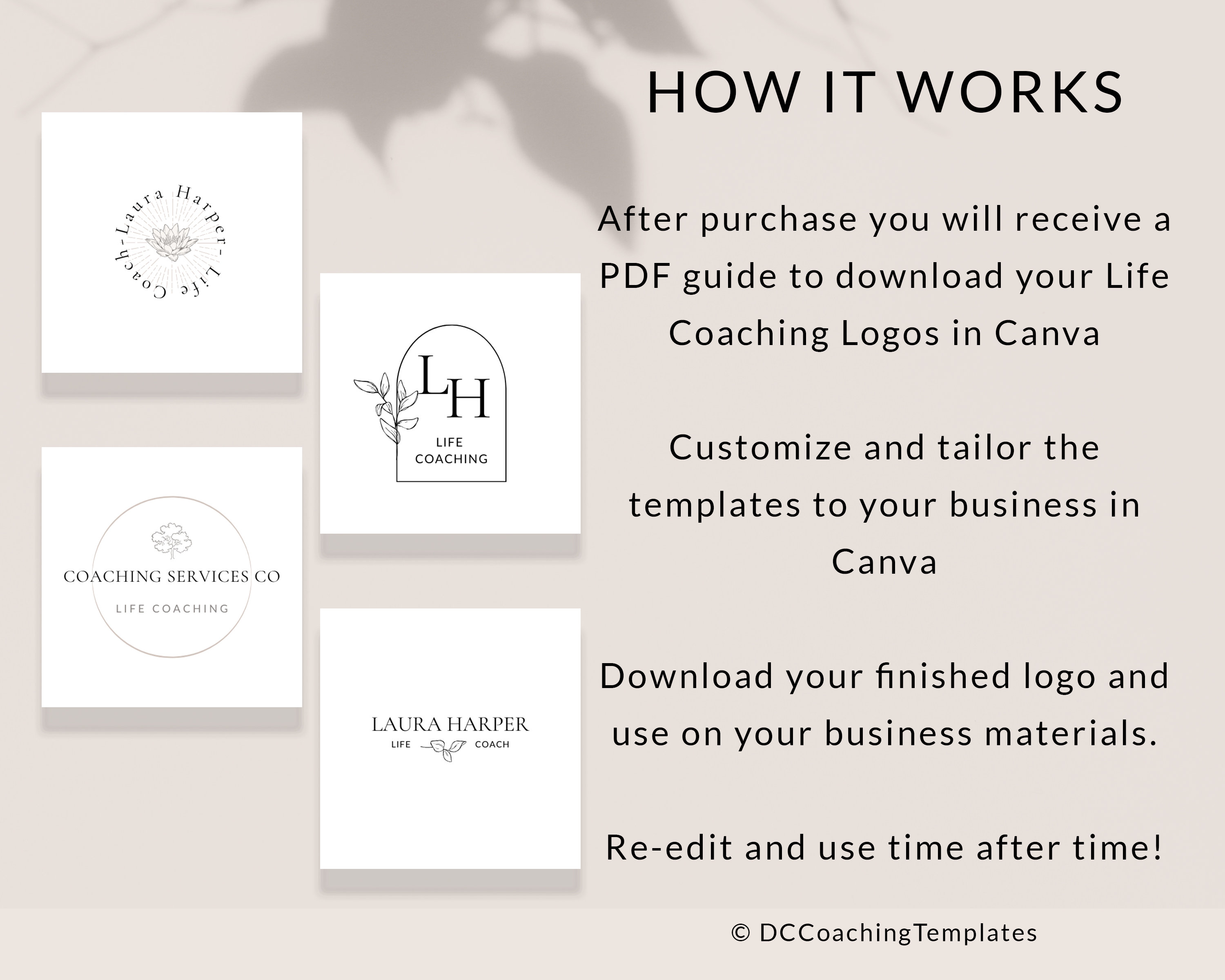 Life Coach Logos, Life Coaching Logos, Life Coach Business Branding ...