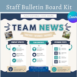 Hr Bulletin Board - Etsy