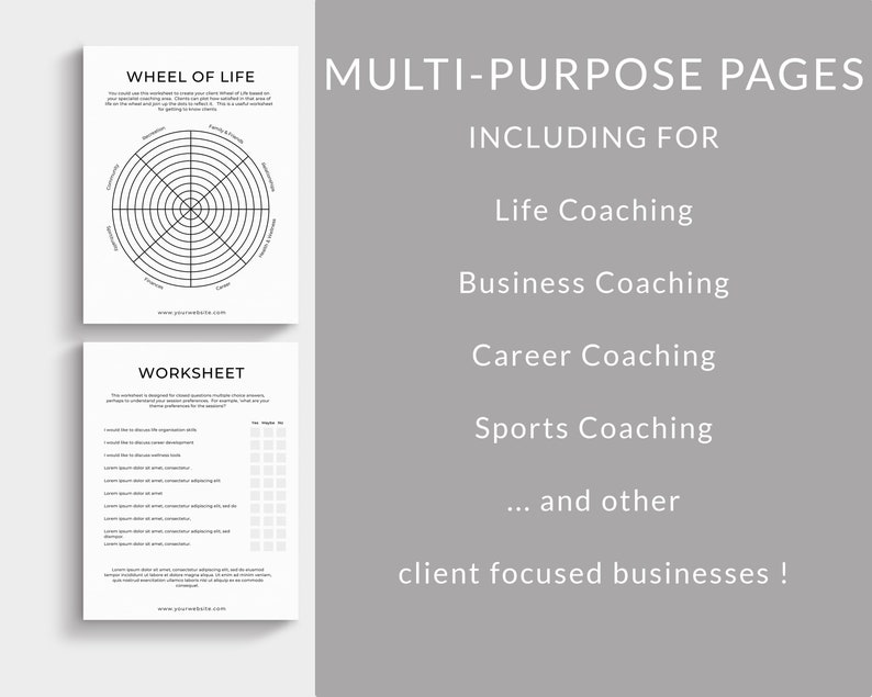 Coaching Client Welcome Packet, Client Onboarding Canva Template ...