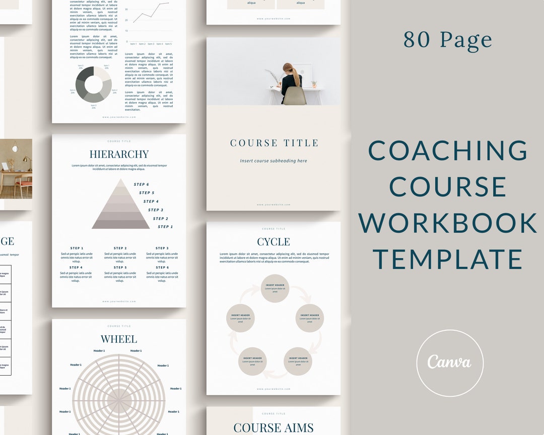 Workbook Template, Ebook Workbook Template, Business Coach Lead Magnets ...