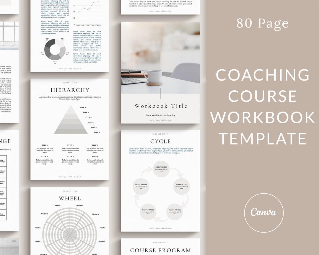 Coaching Workbook Template, Ebook Workbook Template, Coaching Lead ...