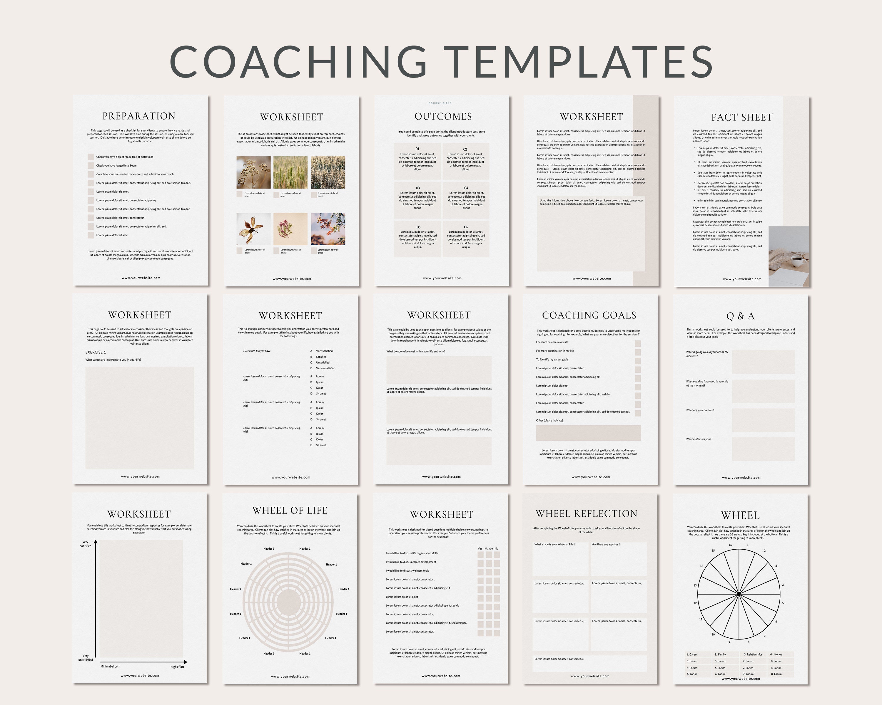 Coaching Client Welcome Packet, Client Onboarding Template, Canva ...