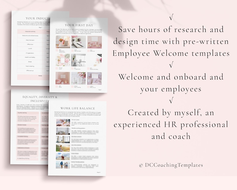 Employee Onboarding Template, HR Welcome Kit (canva Editable) - Etsy