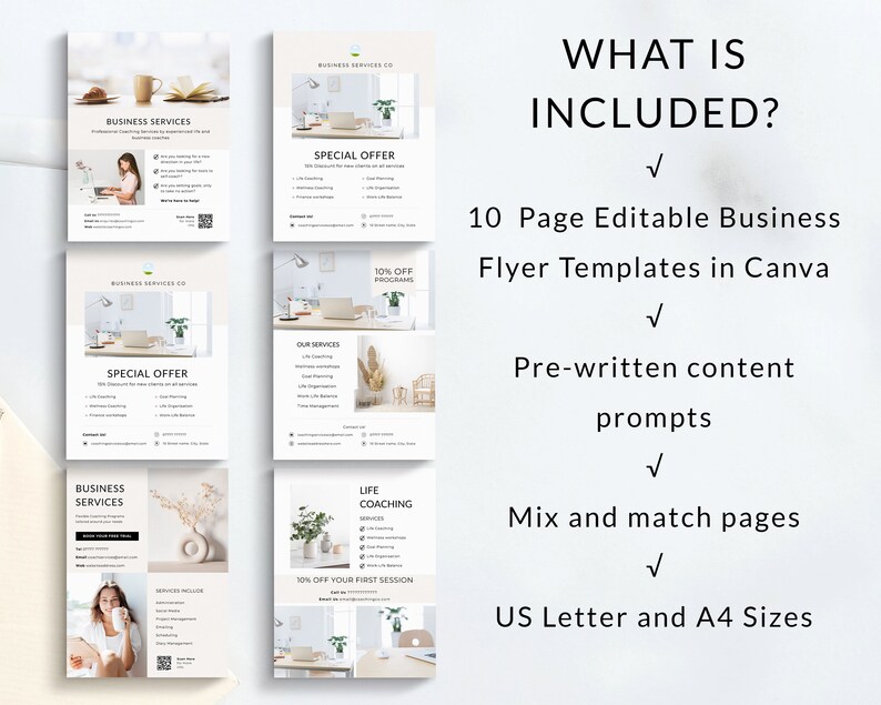 Business Flyer Template Canva, Flyer Template Business, Business Leaflets, Marketing Flyer ...