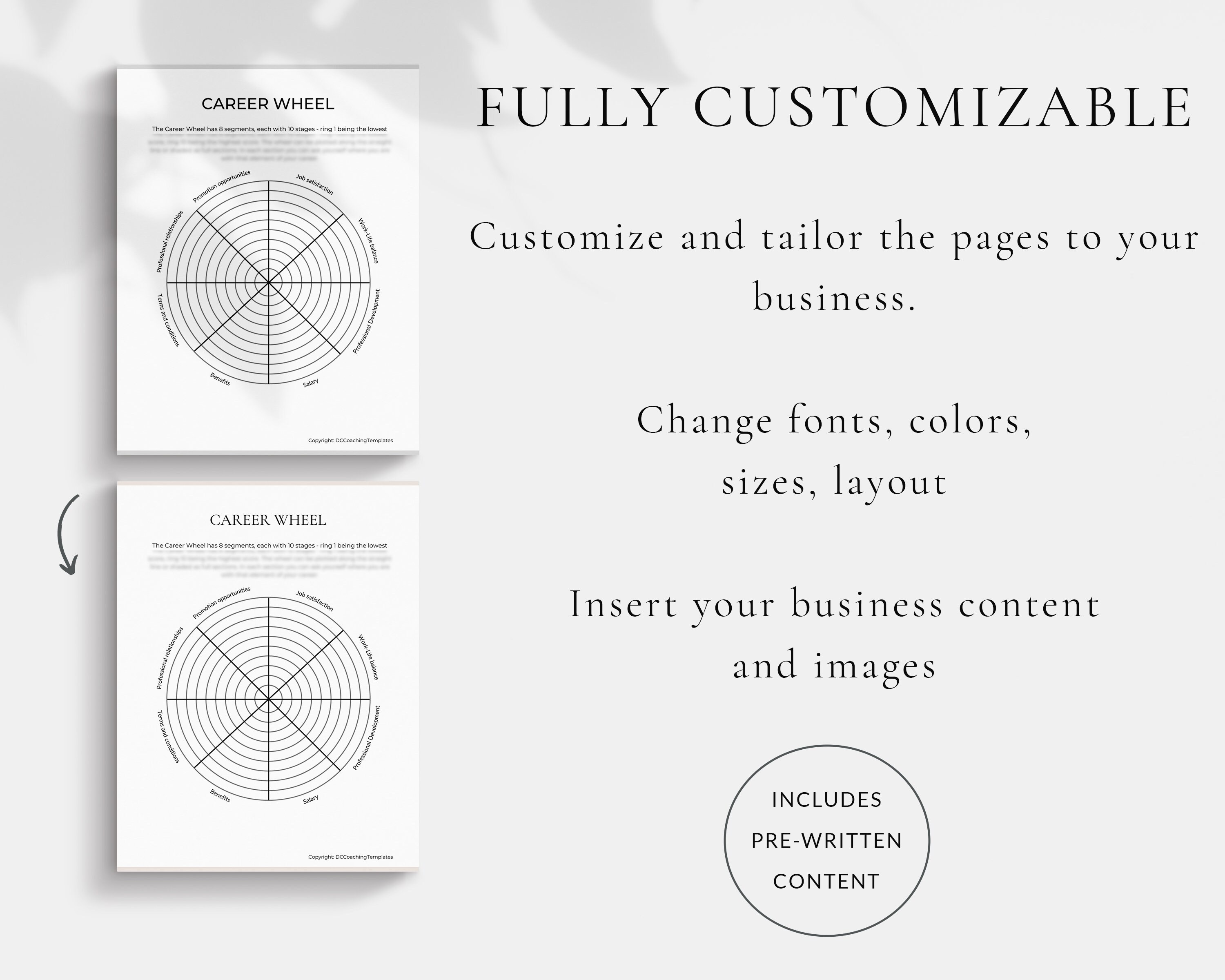 Career Change Planner Workbook, 80+ Pages, Canva Template (digital ...