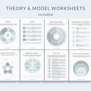 Wellness Coaching Worksheets Canva Templates, Wellness Business, Health ...