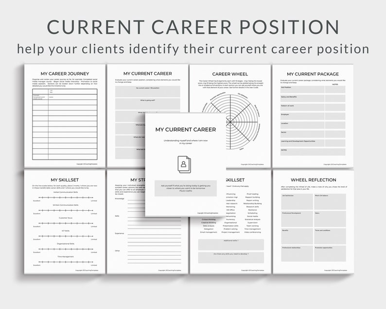 Career Planner, Career Plan Template, Career Planning Tools, Career ...