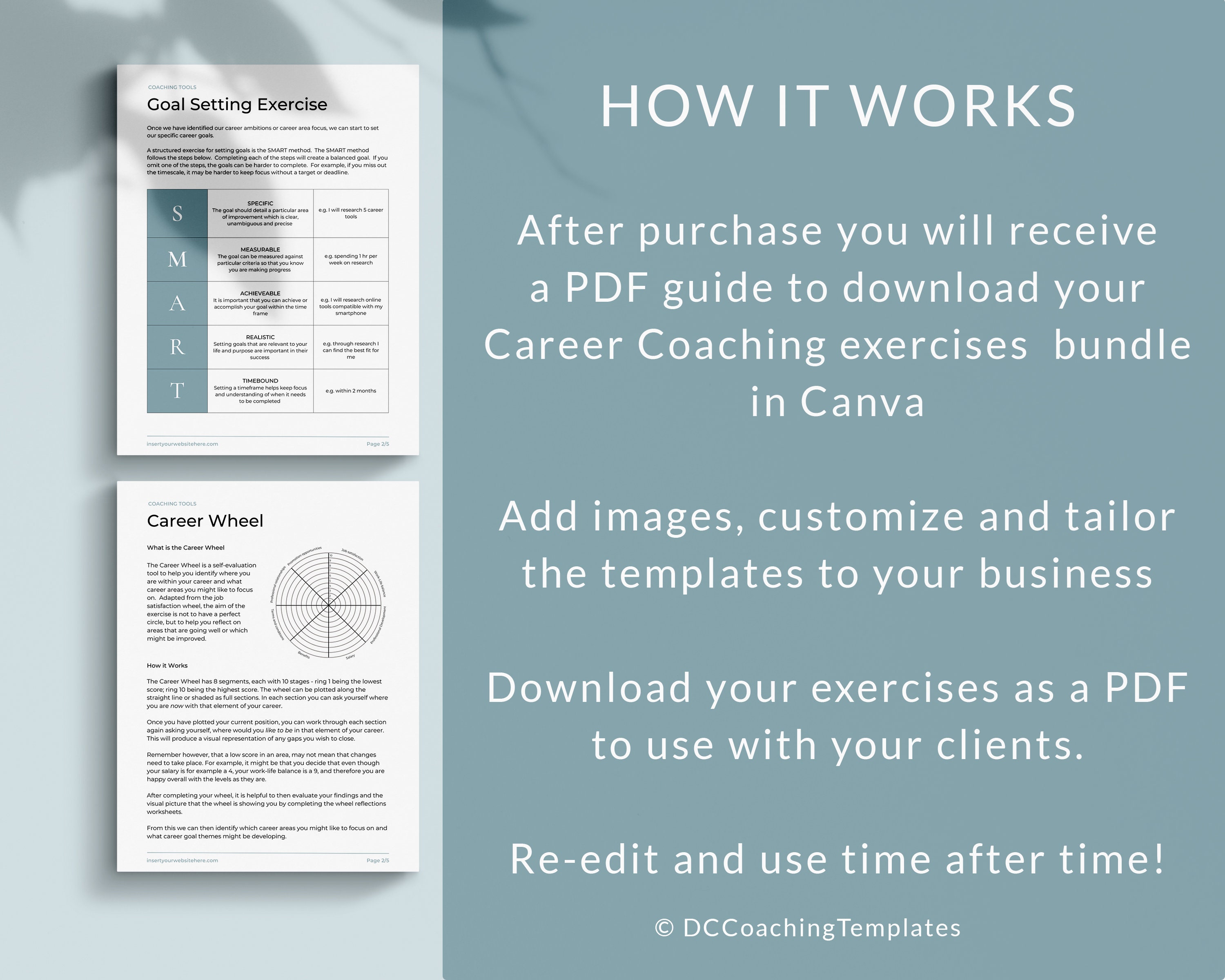 Career Coaching Worksheets Career Coach Tools for Career Coaches Job ...