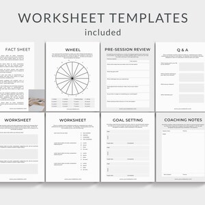 Coaching Client Welcome Packet, Client Onboarding Canva Template ...
