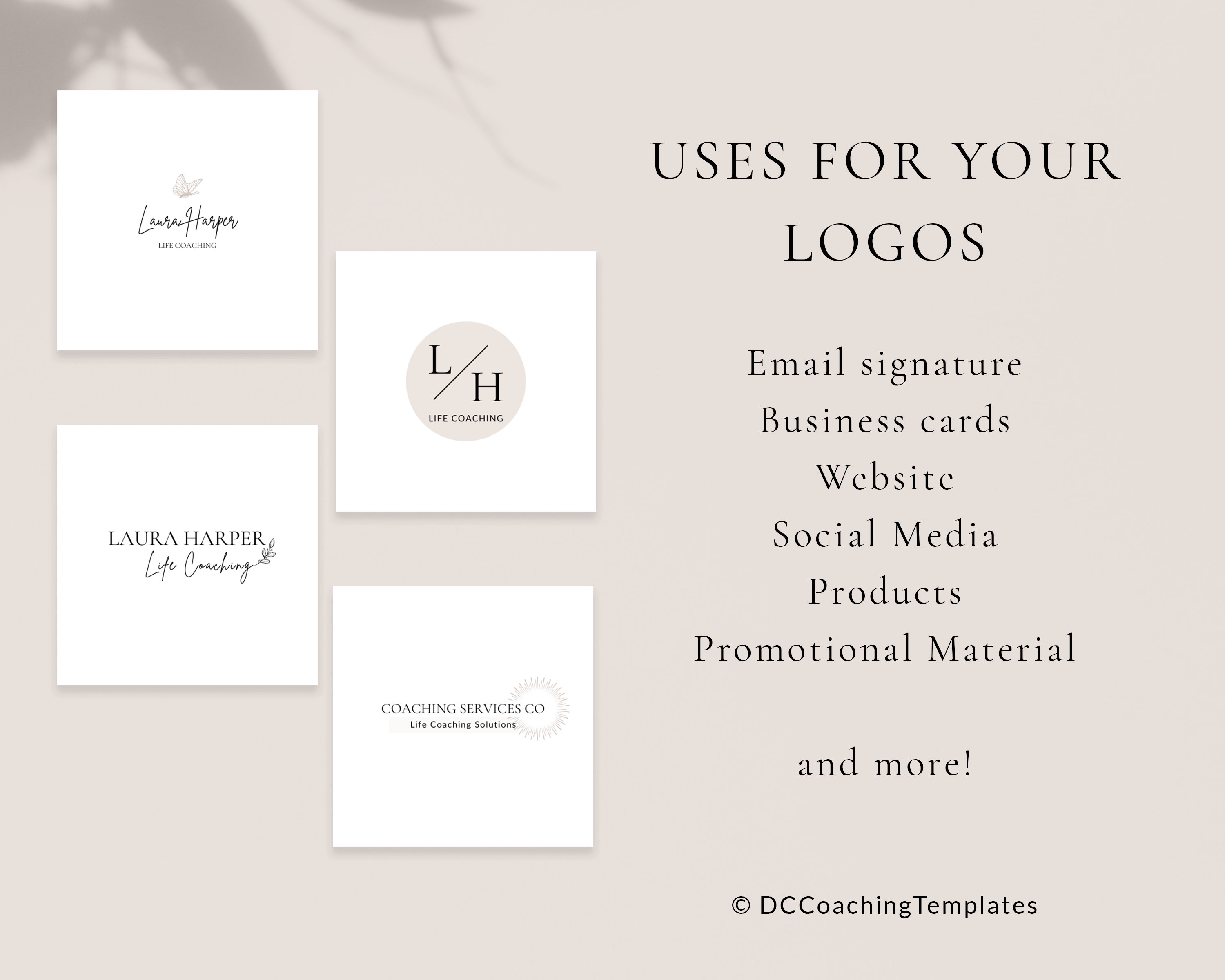 Life Coach Logos, Life Coaching Logos, Life Coach Business Branding ...