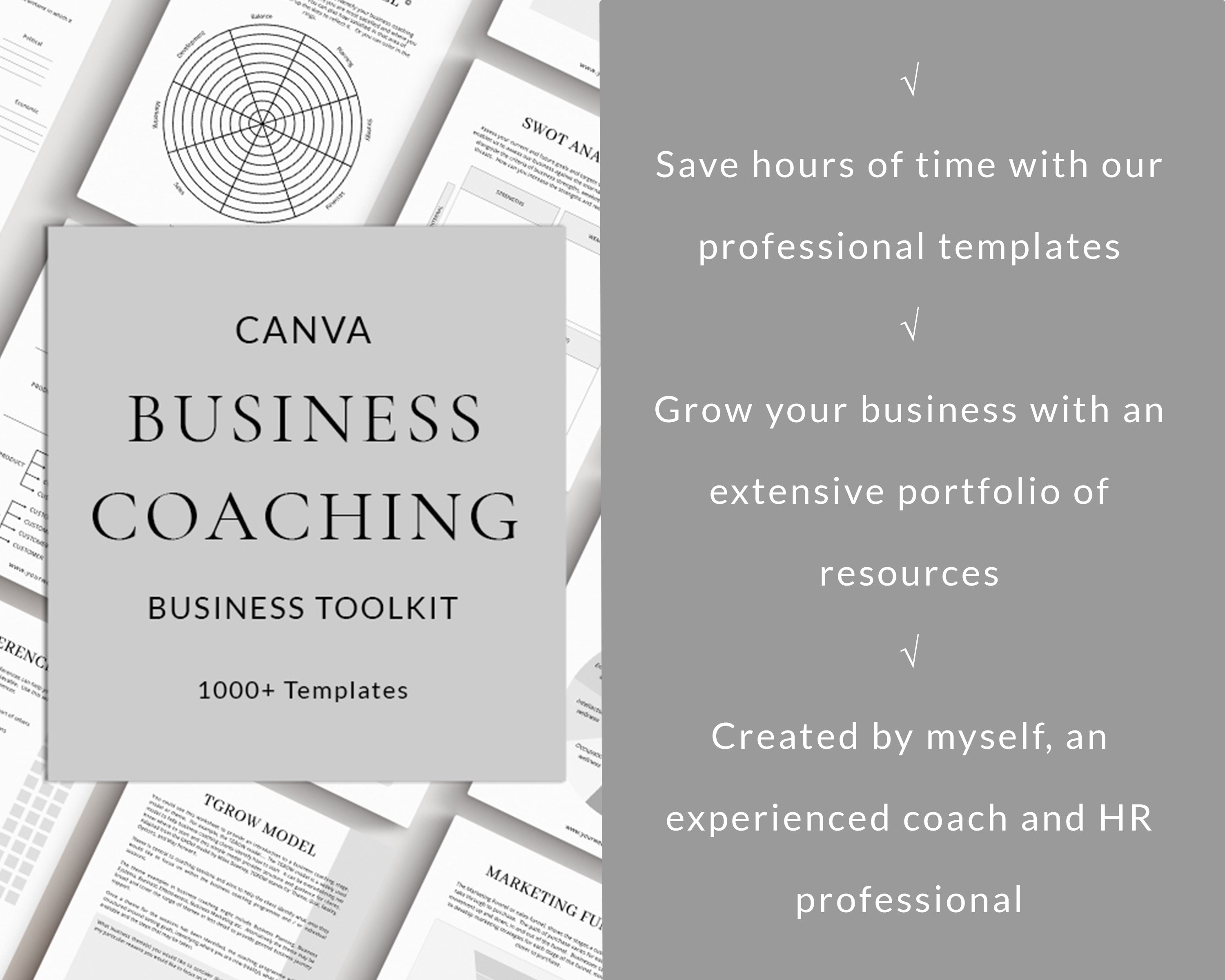 Business Coaching Templates Bundle, Canva Templates, Coaching Business ...