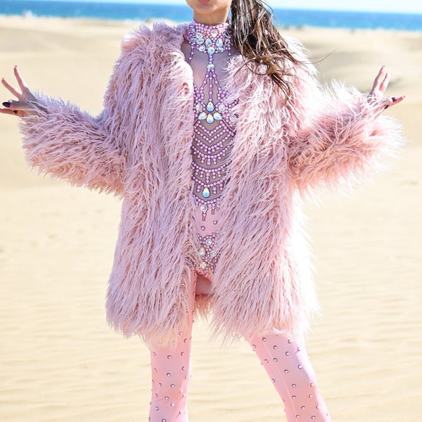 Fake Fur Coat - Etsy