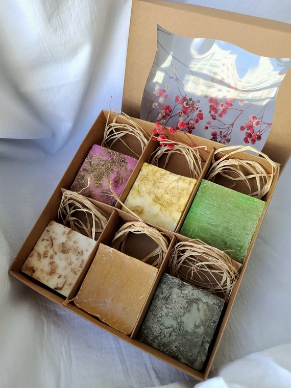 Natural Mix Soap Box Honey Soap Black Seed Soap Rose Soap - Etsy