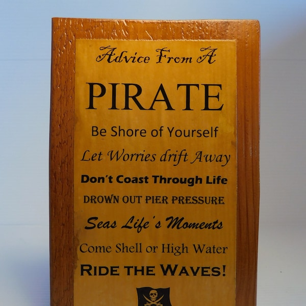 Wooden Pirate Sign - Etsy