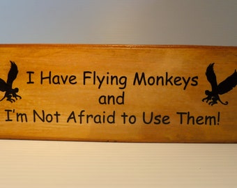 Flying Monkeys Signs | Etsy