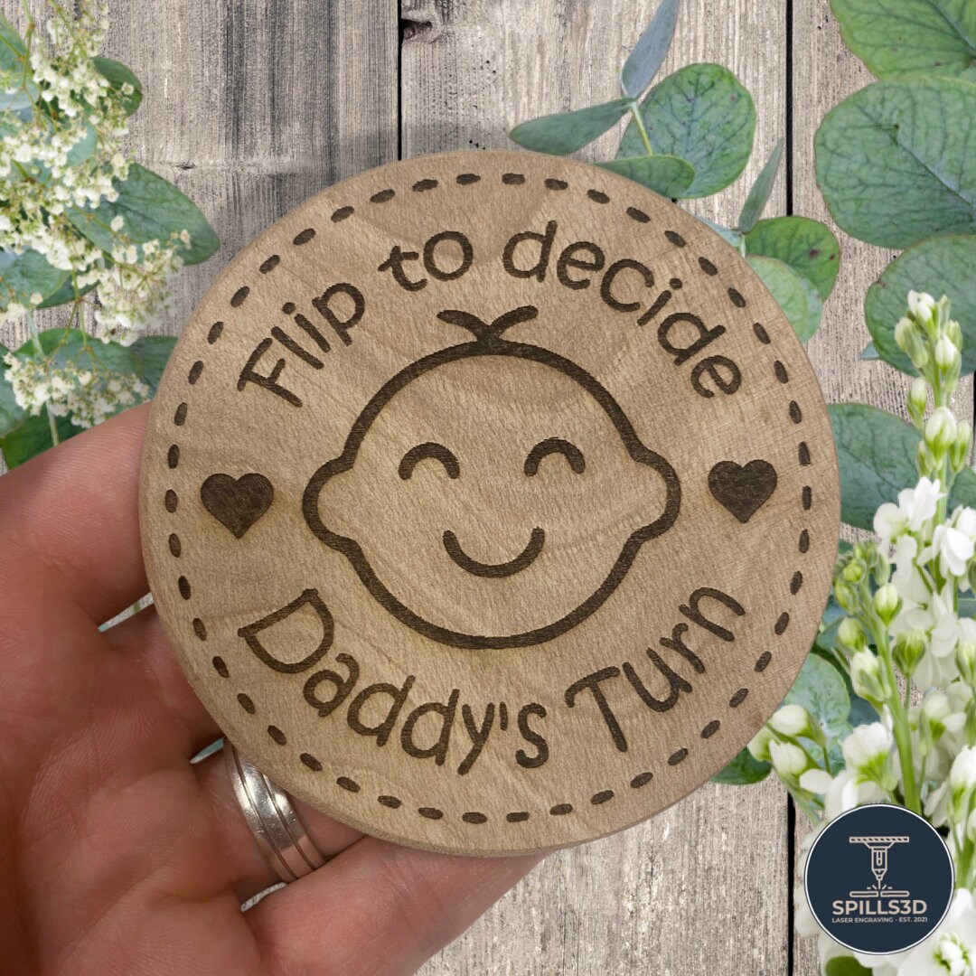 Jumbo Baby Decision Coin / Best Baby Shower Gift / Novelty - Etsy