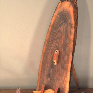 Unique Walnut and Oak Acoustic Guitar Stand - Etsy