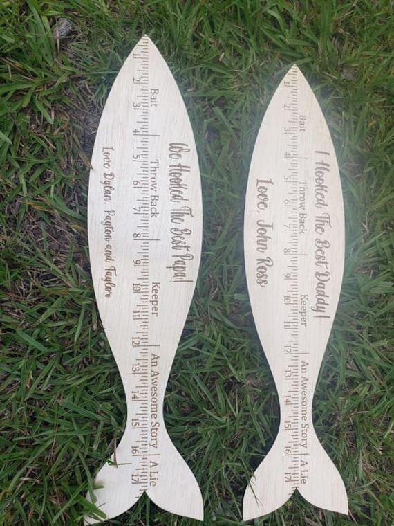 Large Fish Ruler/measuring Stick Custom and Personalized - Etsy