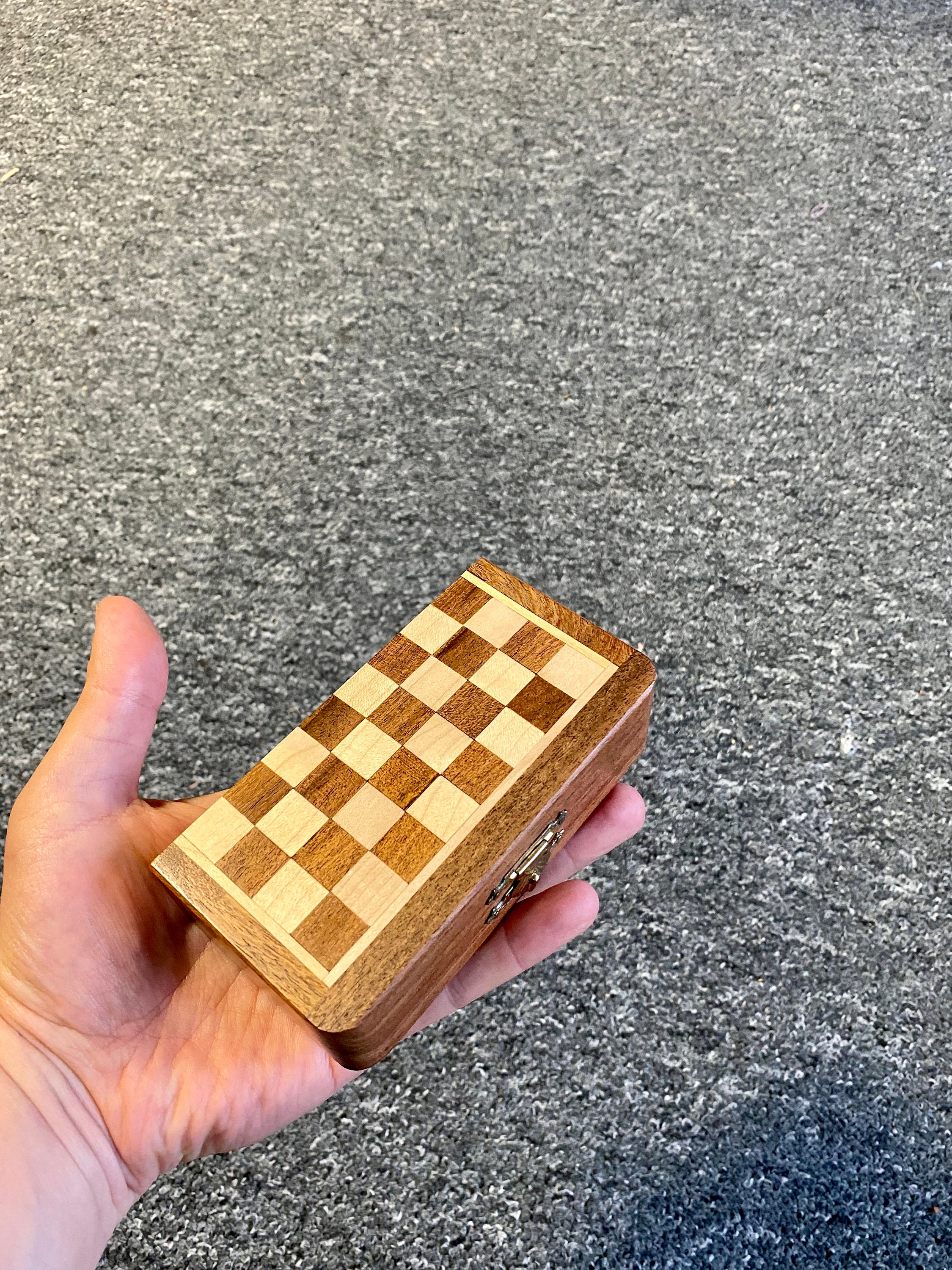 Mini Chess Set Travel Chess Set Magnetic Wooden Chess Sets - Etsy Australia