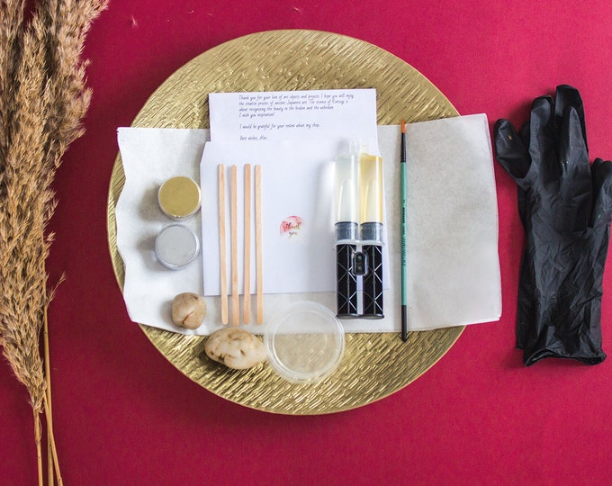 Kintsugi Kit Japanese Kintsugi Repair Starter Kits Gold Delivery to the ...