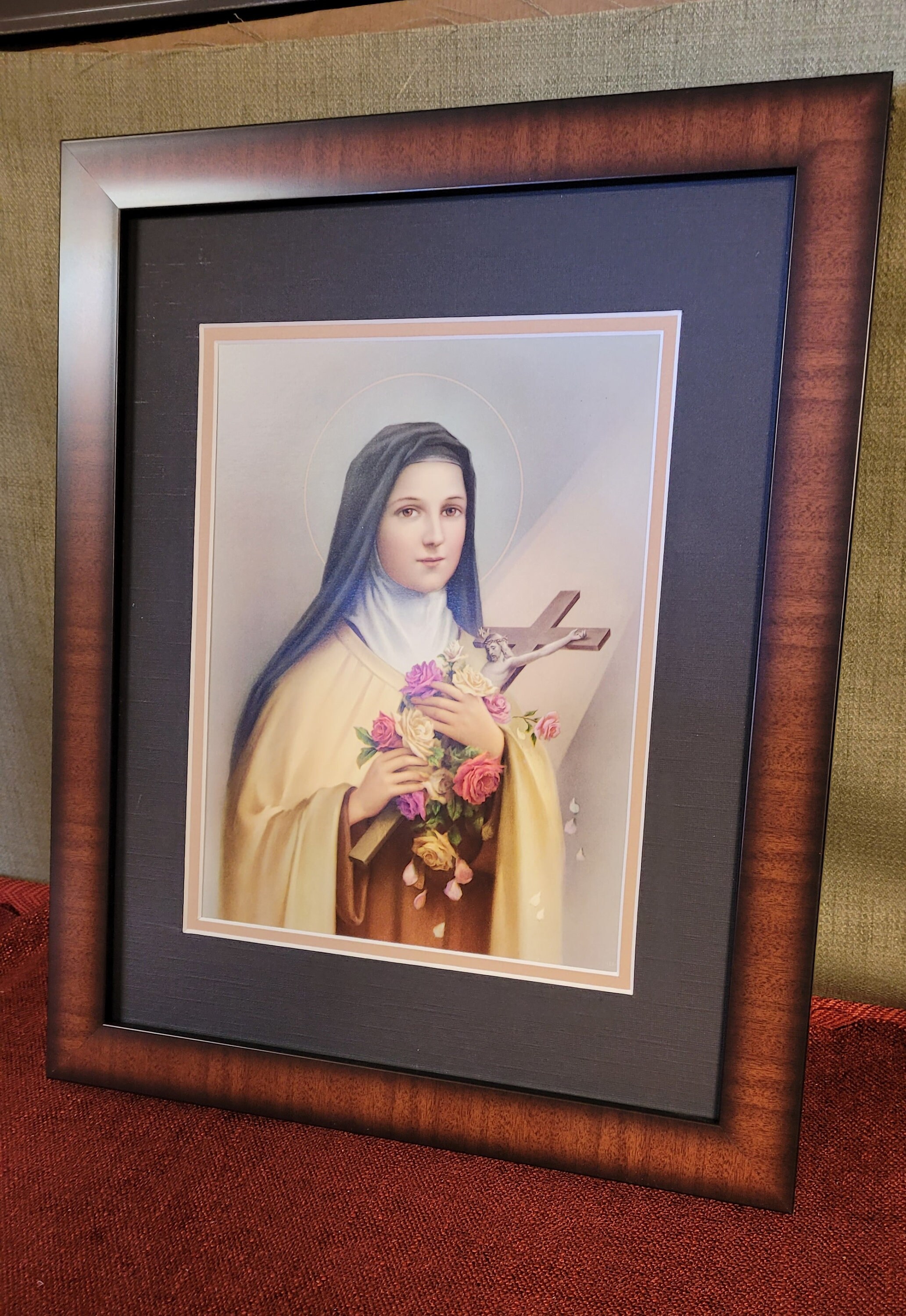 St. Therese of Lisieux Print Custom Framed Picture - Etsy