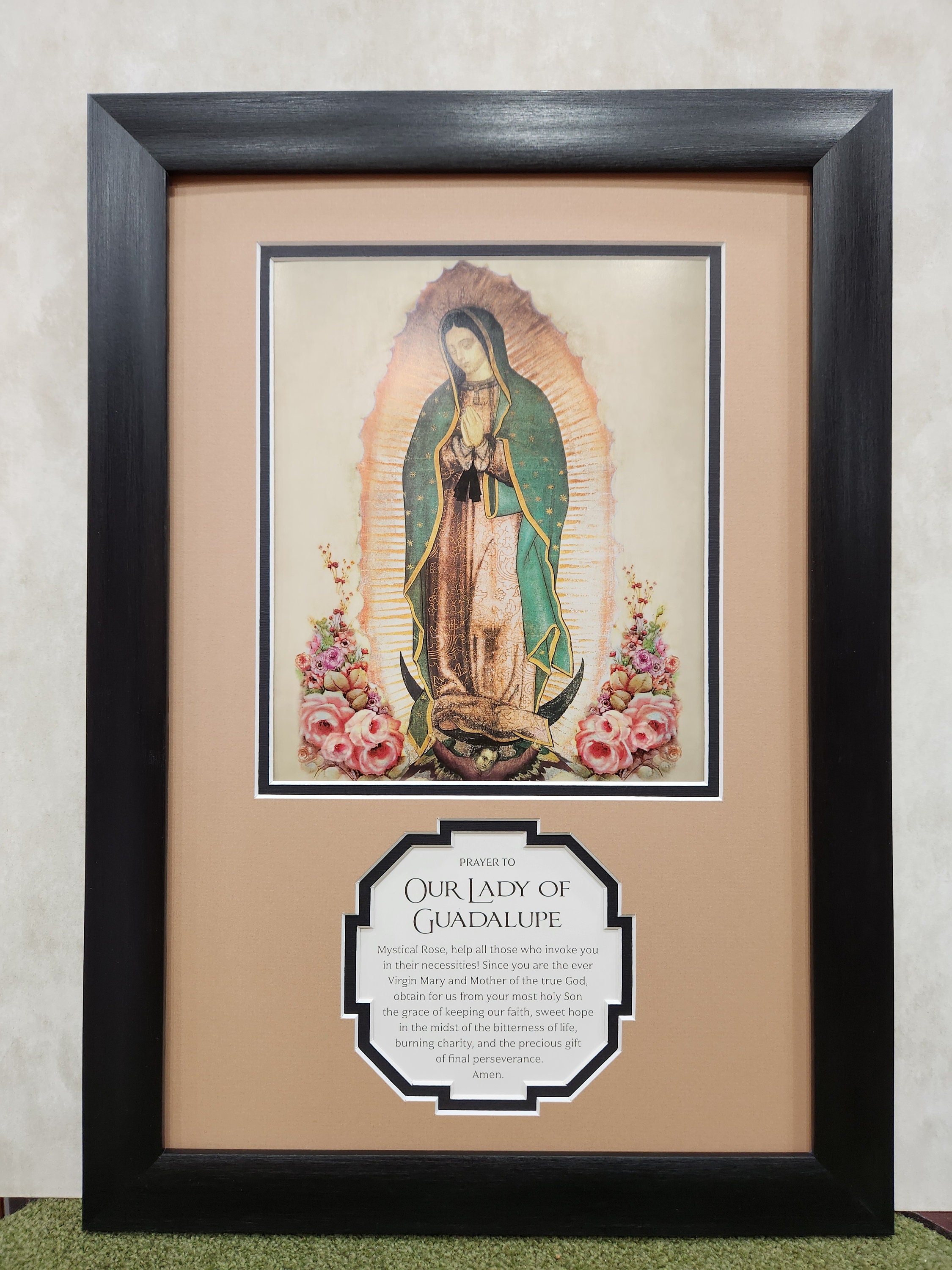 Our Lady of Guadalupe With Prayer Custom Framed Picture - Etsy