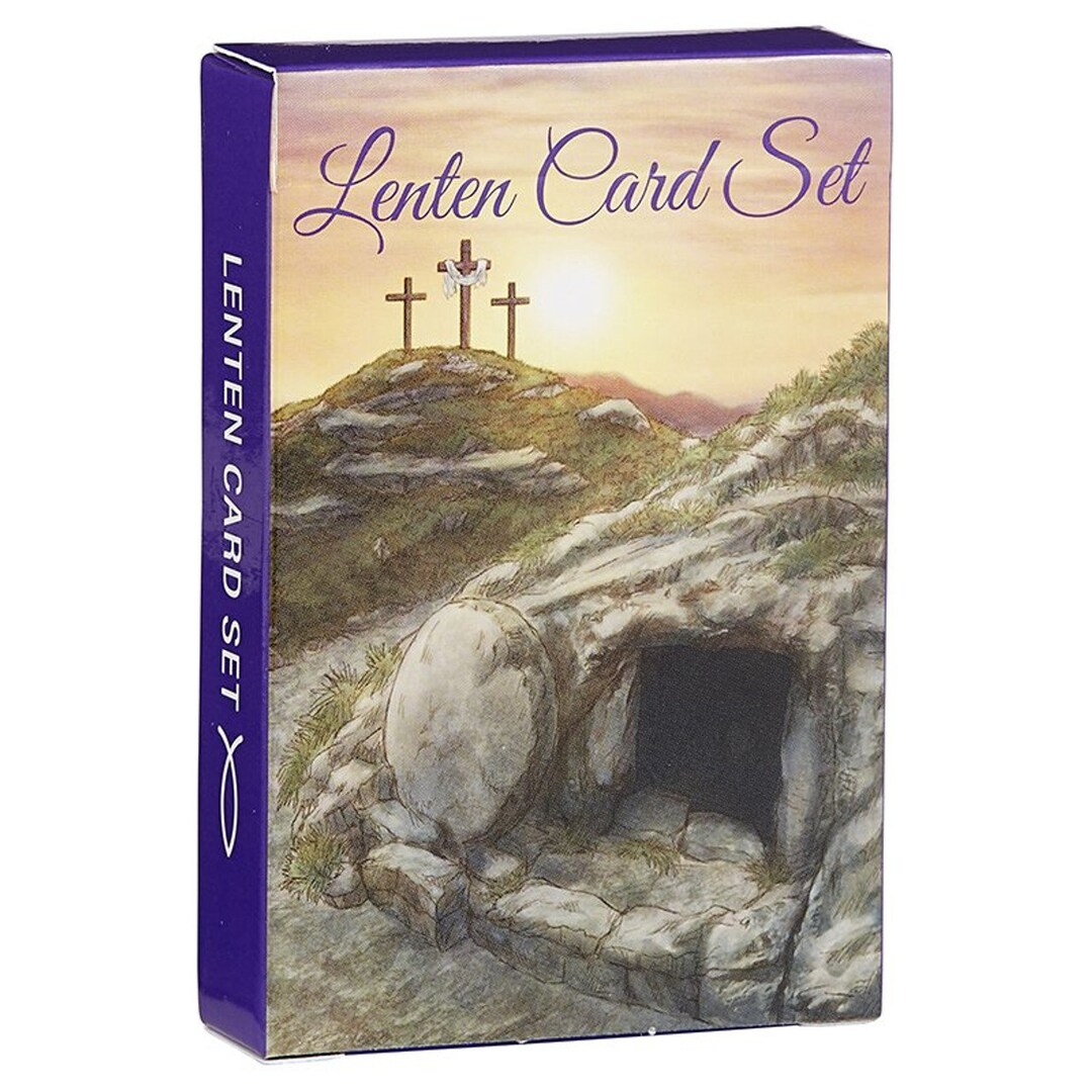 Lenten Prayer Devotion Card Set - Etsy