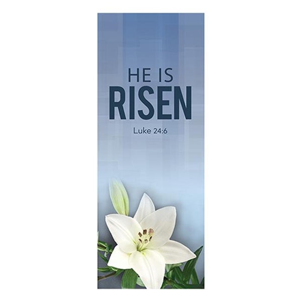 He is Risen Banner - Etsy