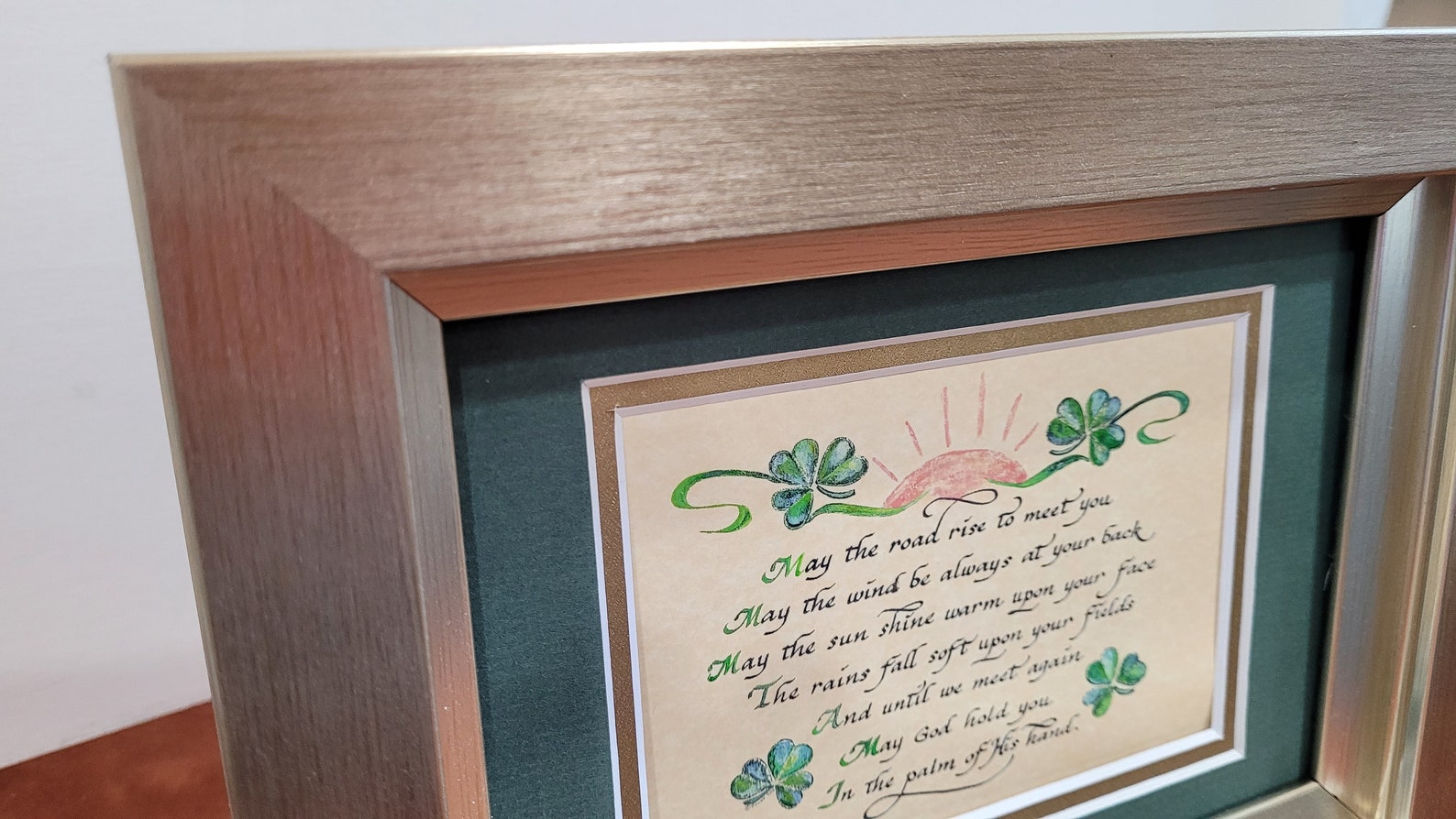 An Irish Blessing Framed Print With Easel Back - Etsy