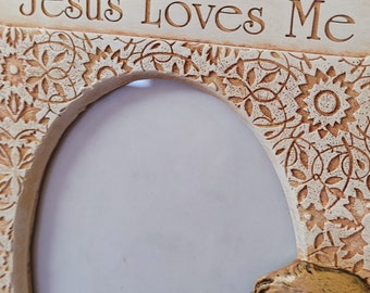 Jesus Loves Me Frame - Etsy