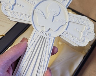 Oak Cross, Confirmation, Holy Communion, Personalized, Religious Gift ...