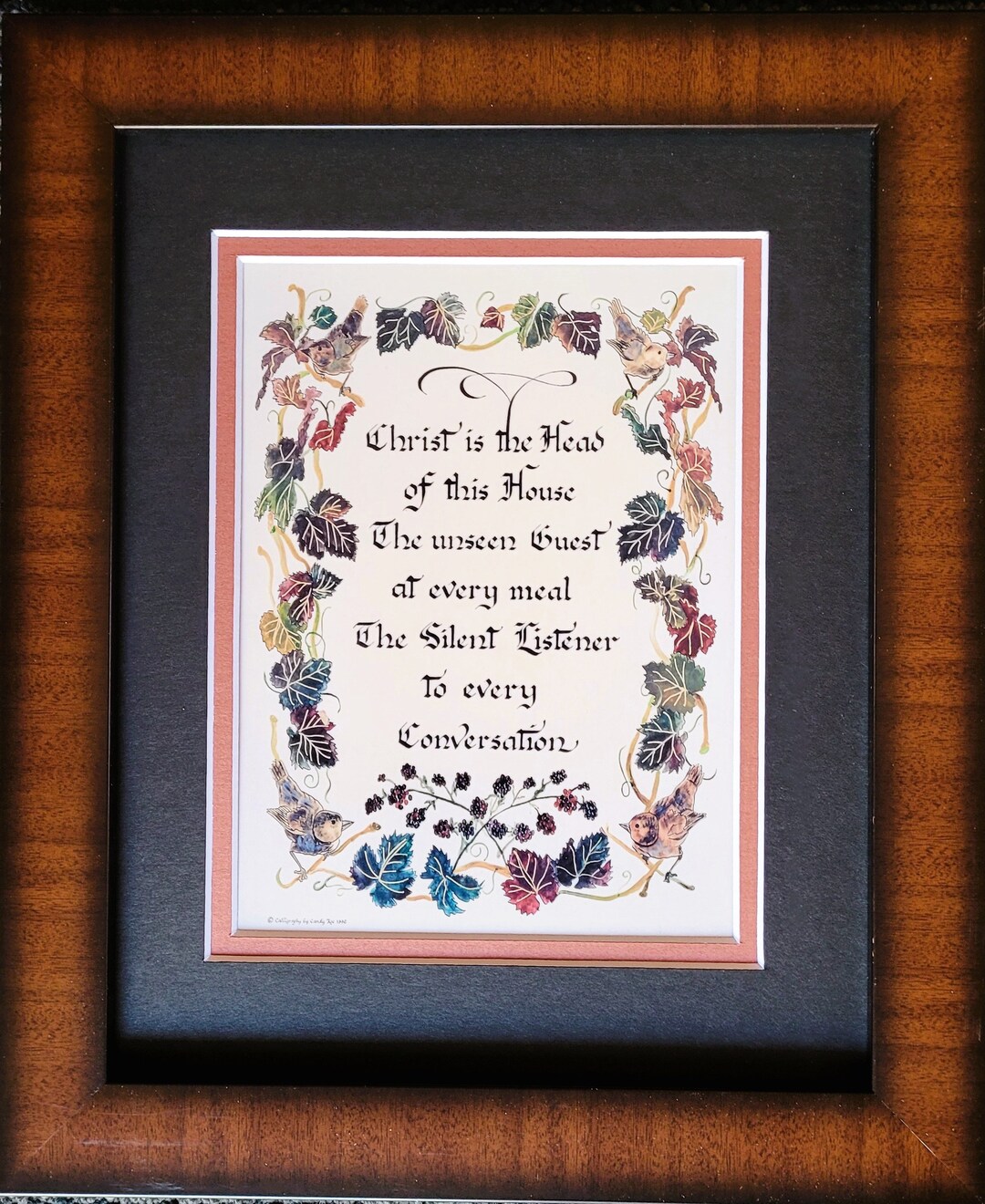 Christ is the Head of This House. the Unseen Guest at Every Meal the ...