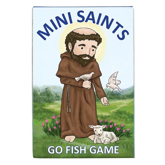 Catholic Saints Go Fish Card Game for Kids - Etsy